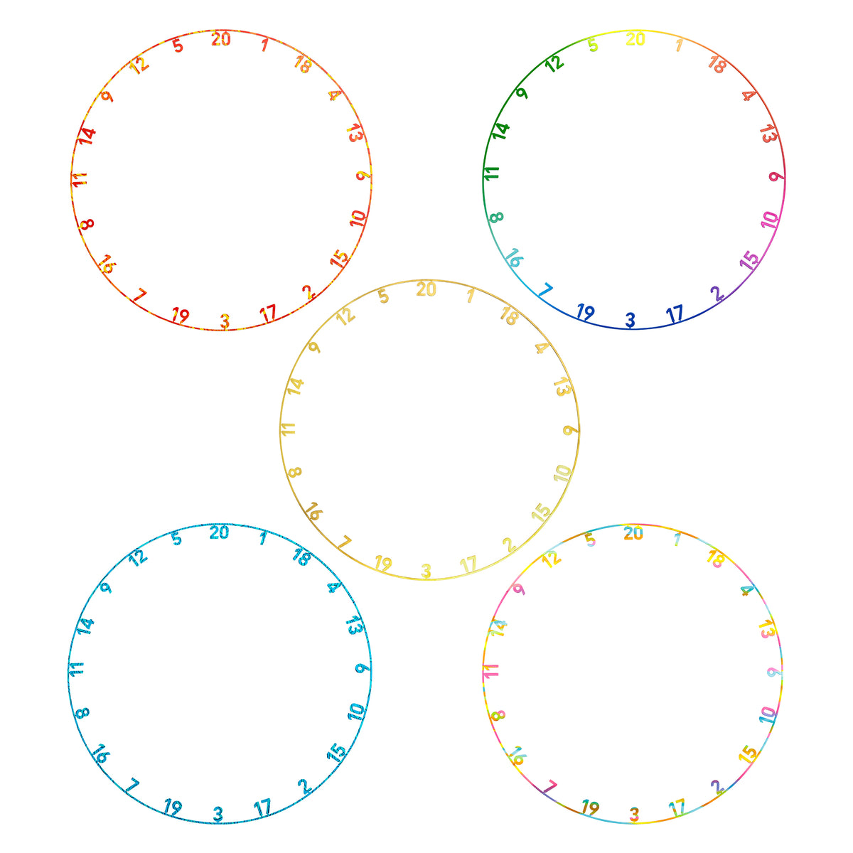 Precise 180 Number Ring - One-Piece - Premium