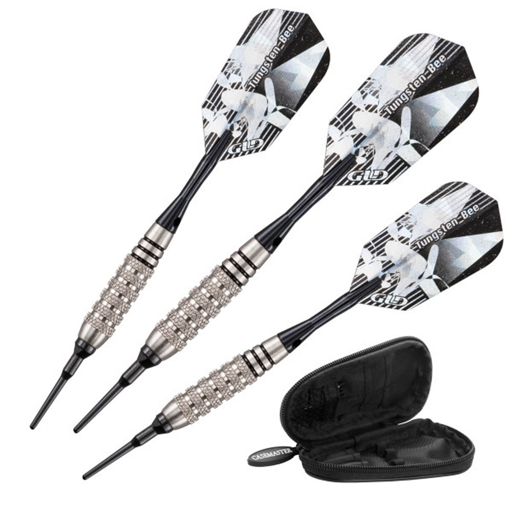 Viper Tungsten Bee Darts - Soft Tip - 80% - Knurled Rings - inc Extras
