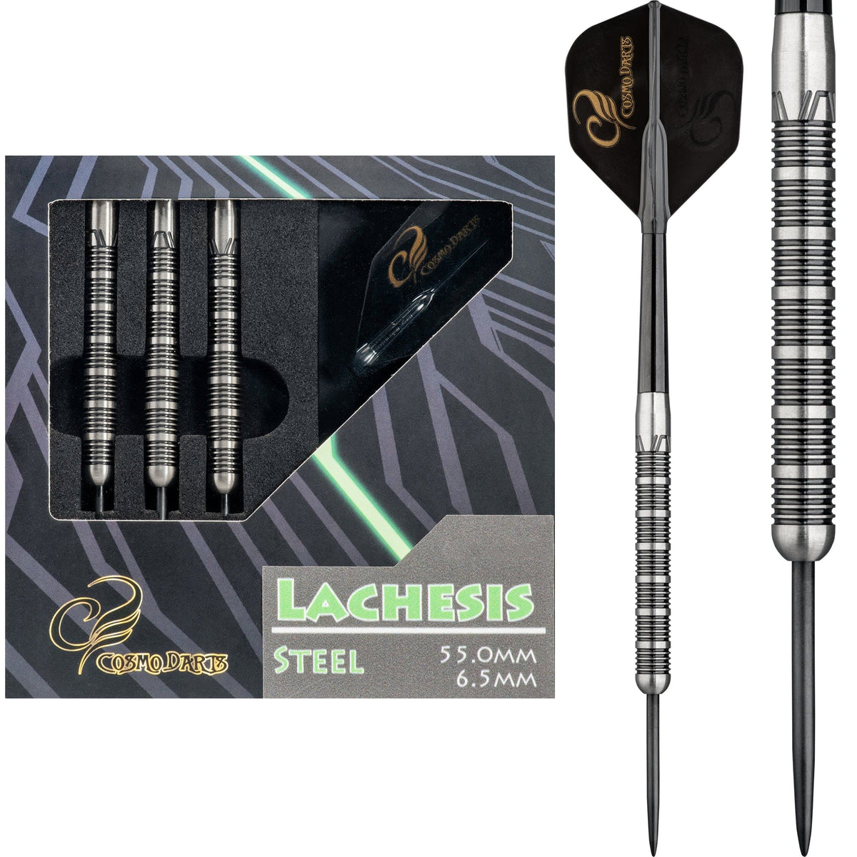 *Cosmo Darts - DC Label - Steel Tip Tungsten - Lachesis