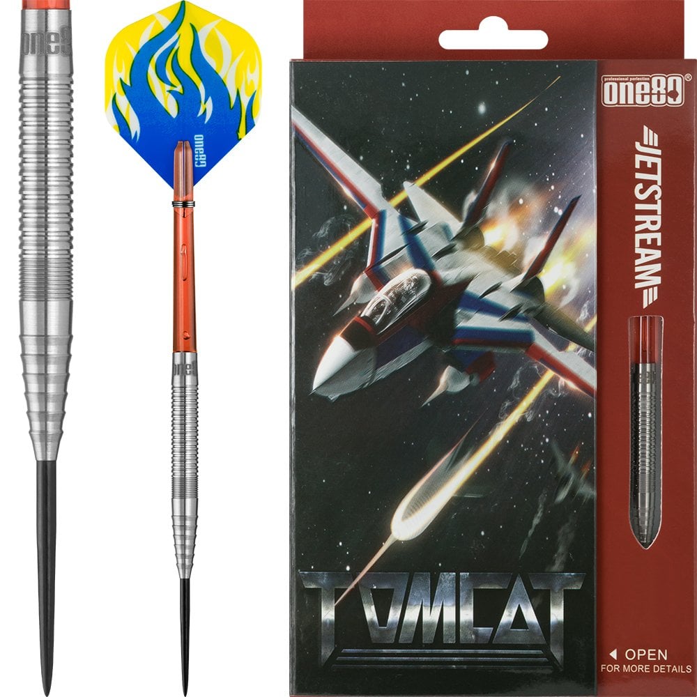 One80 Jetstream Darts - Steel Tip Tungsten - TomCat