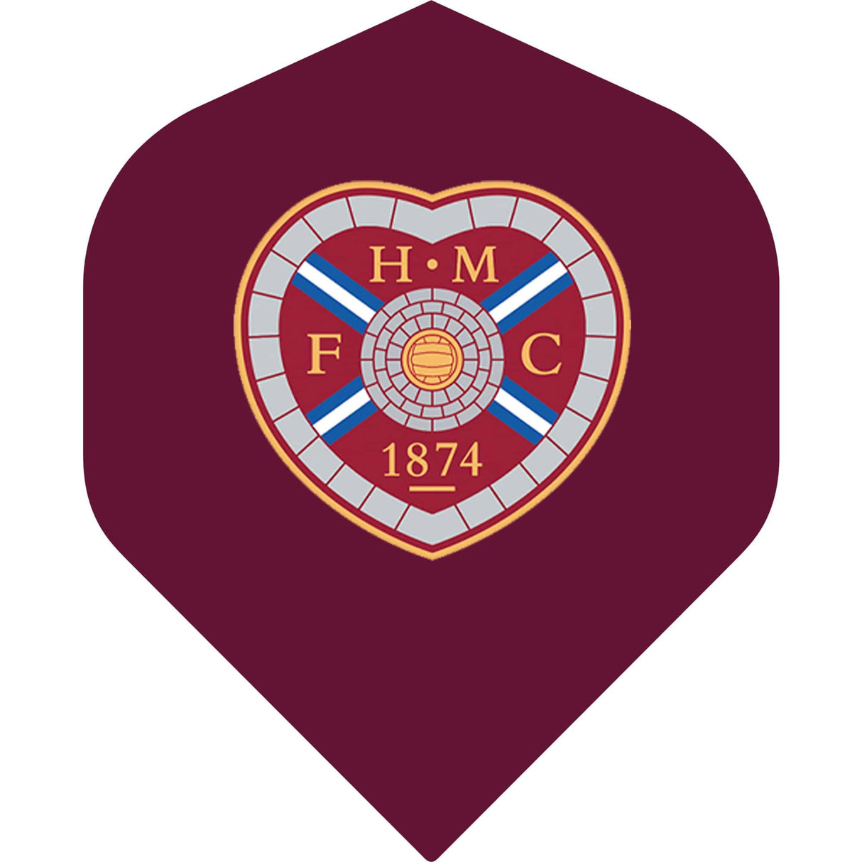 Heart Of Midlothian Fc Official Licensed Hearts Dart Flights N