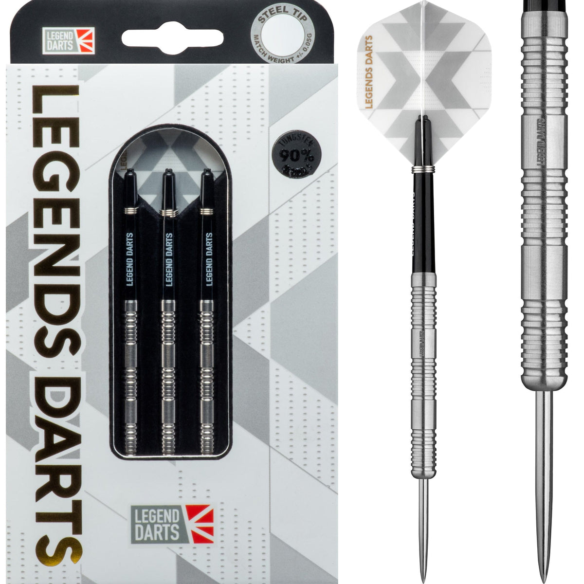 *Legend Darts - Steel Tip - 90% Tungsten - Pro Series - V20 - Ringed